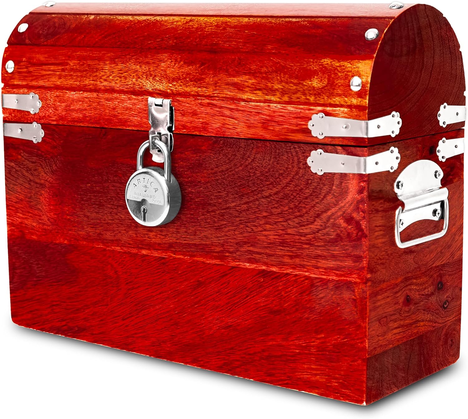 Amazon.com: Vizayo Handmade Pirate Treasure Chest with Lock and Keys ...
