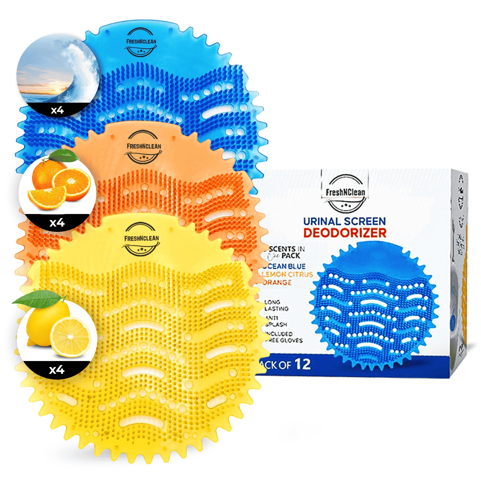 Urinal Screens Urinal Deodorizer Screens With Fresh Wave Scent ...