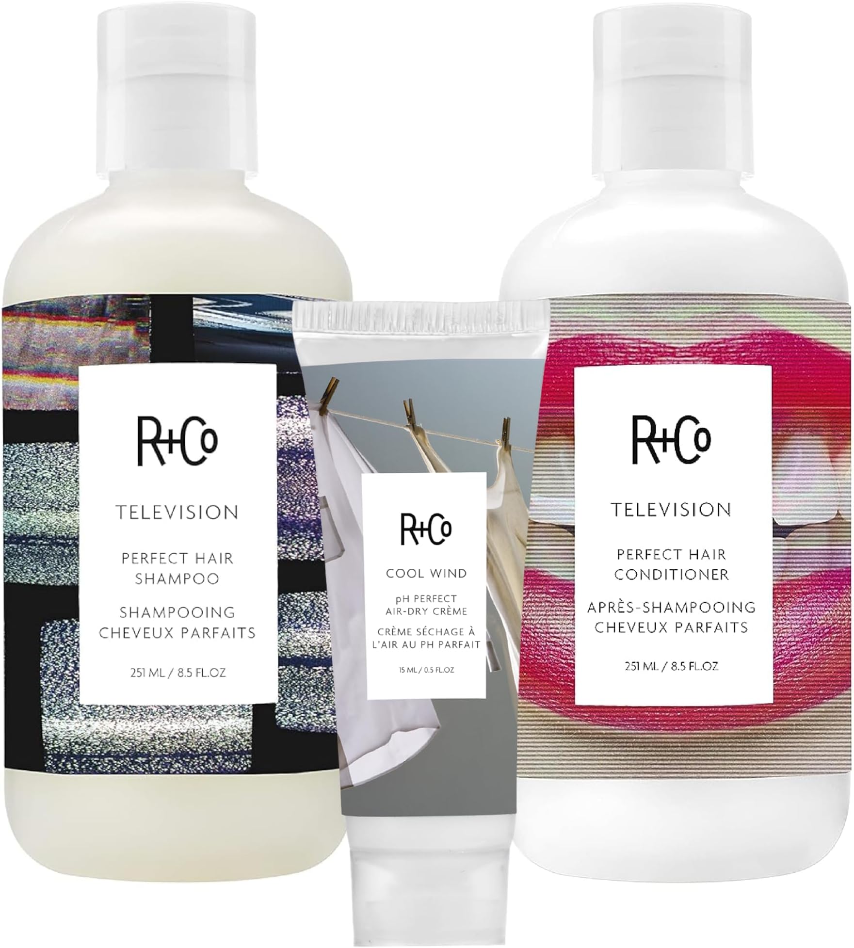 Amazon.com: R+Co Cassette Curl Defining Shampoo and Conditioner Set (1 ...