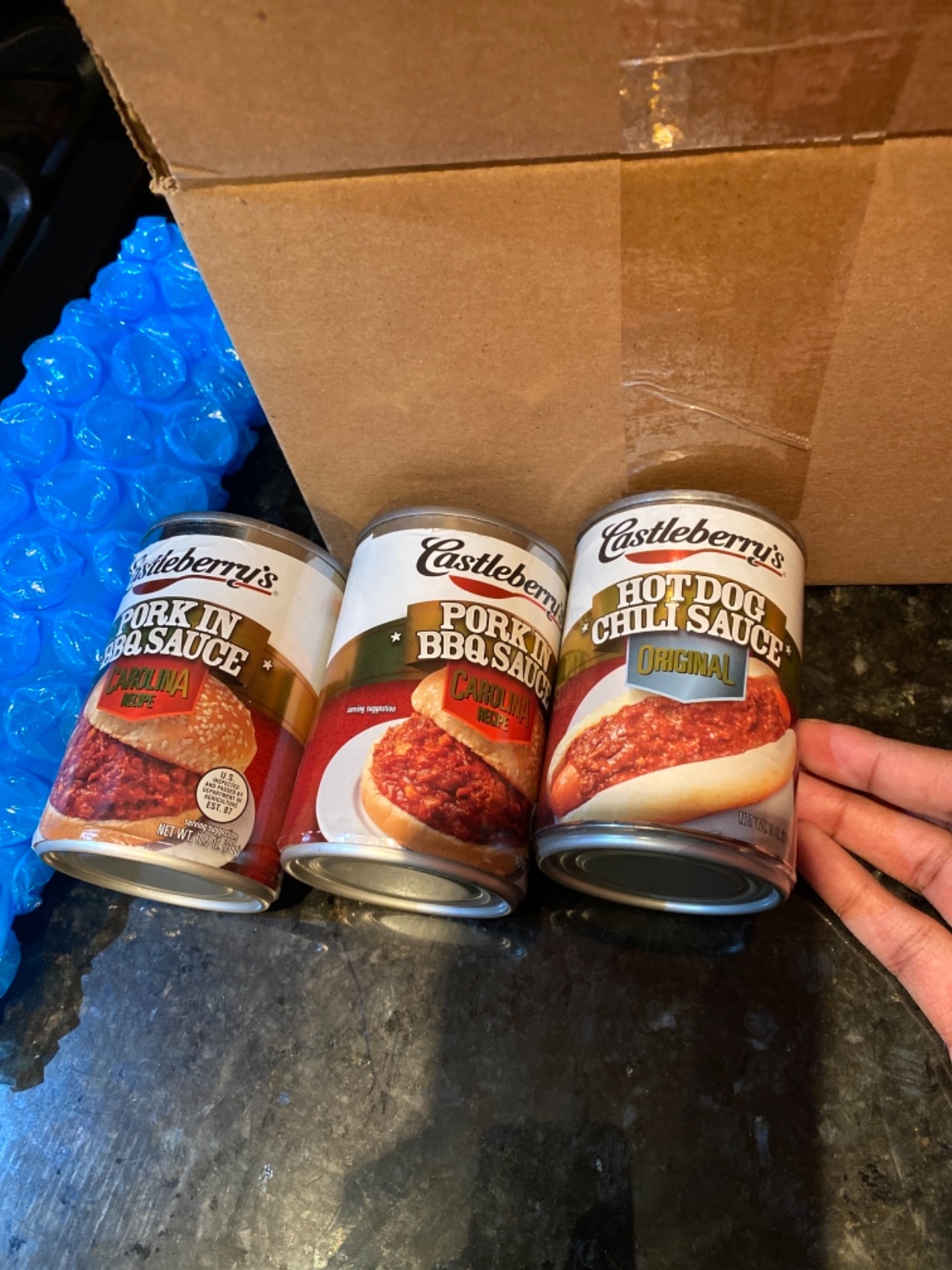 Amazon.com : Castleberrys Pork in BBQ Sauce, Carolina Recipe 10.5 oz ...