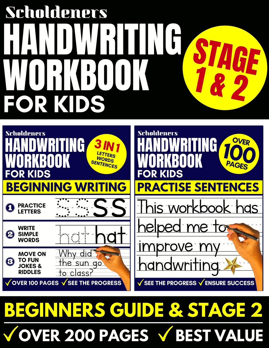 Handwriting Workbook for Kids: Handwriting Practice Book (Handwriting ...