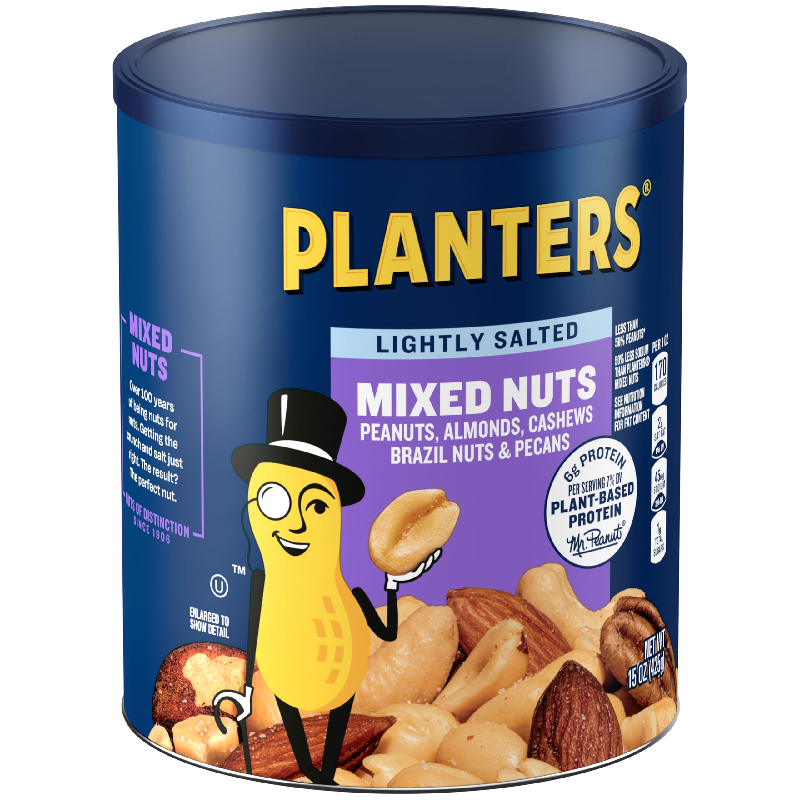 Snapklik.com : PLANTERS Lightly Salted Mixed Nuts - Less Than 50% ...