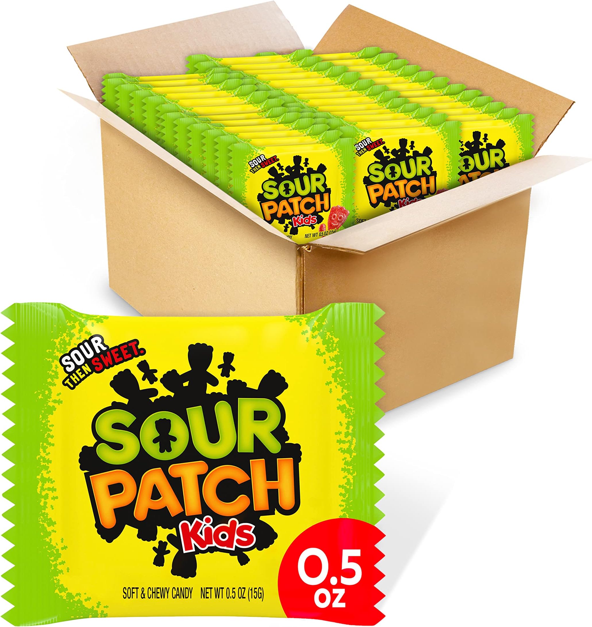 Amazon.com : SOUR PATCH KIDS Bunnies Soft and Chewy Easter Candy, 18 ...