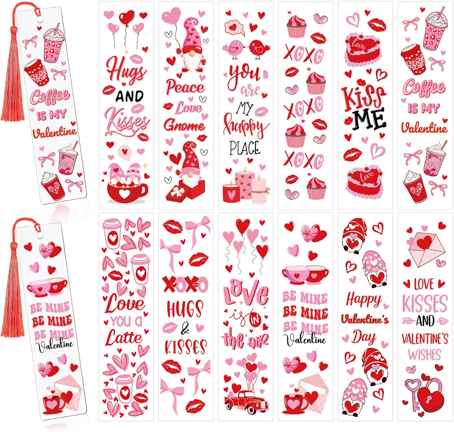 Amazon.com: UV DTF Bookmark Wraps - 24 Sheets Acrylic Bookmark Blanks ...