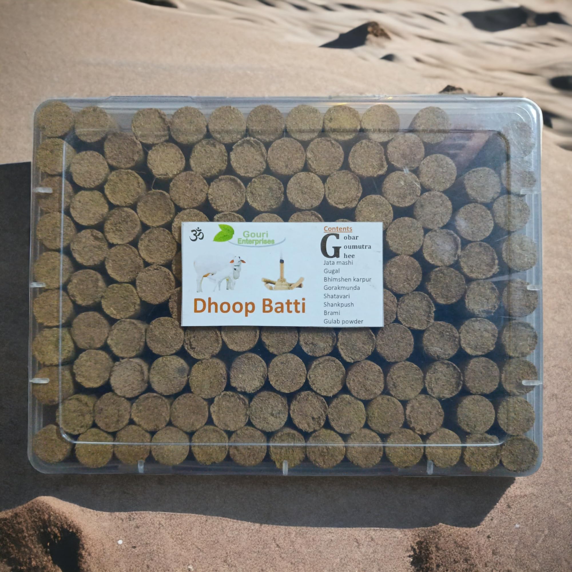 SIGNAMIO® Pure Organic Cow Dung Dhoop Agarbatti with Natural Herbs & No ...