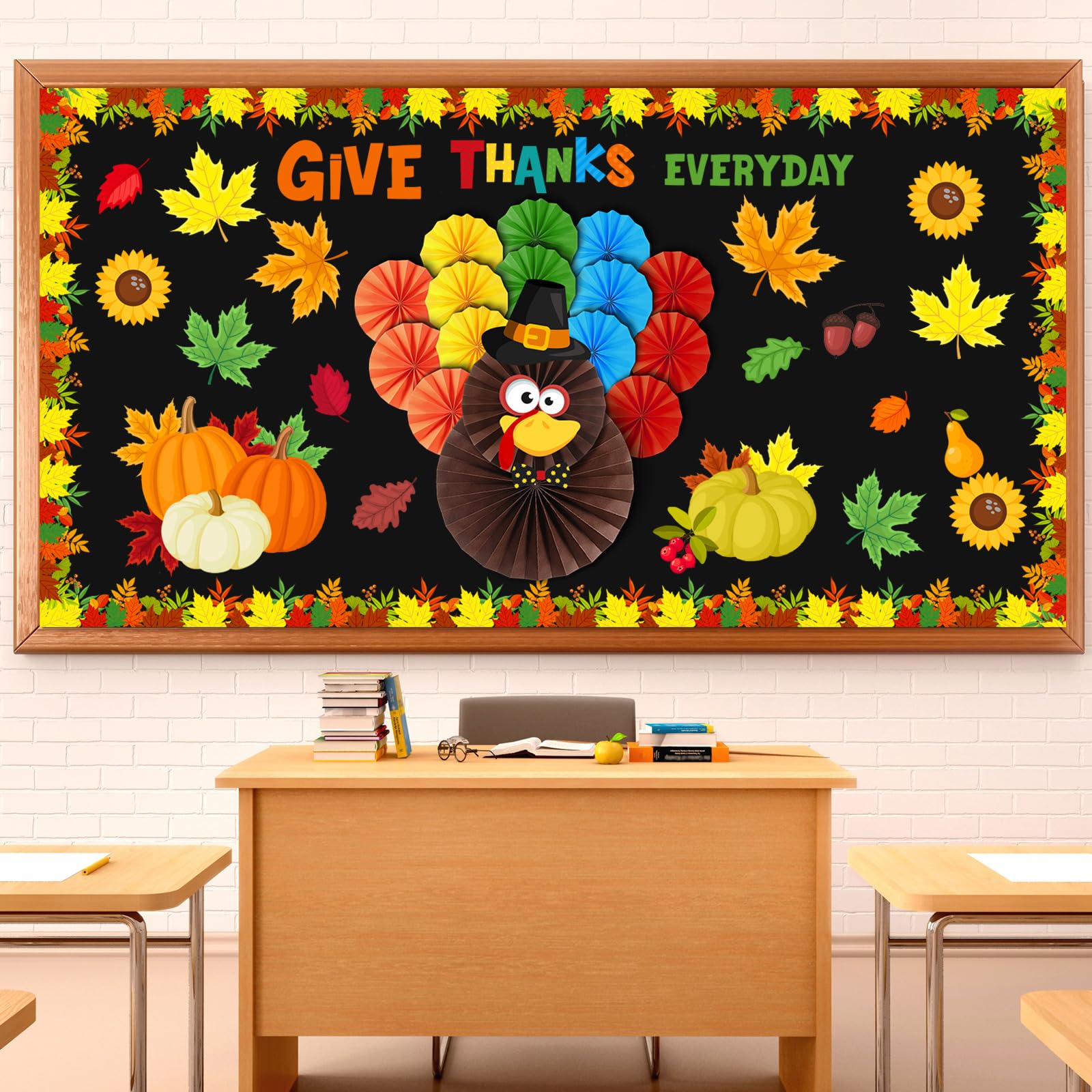 Snapklik.com : Funrous Thanksgiving Turkey Bulletin Board Decoration ...
