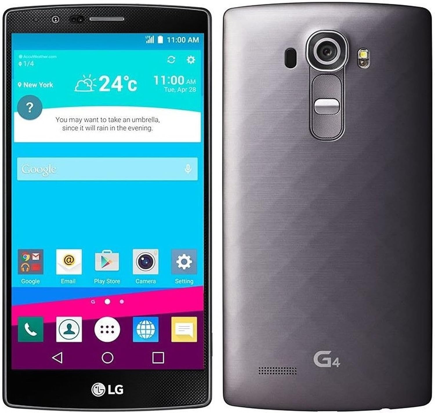 Amazon.com: LG G4, Metallic Gray 32GB (Verizon Wireless) : Cell Phones ...