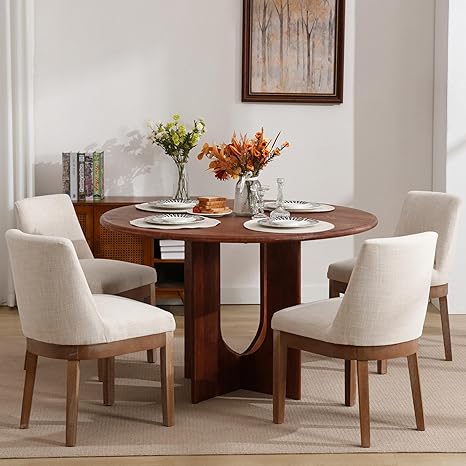 Amazon.com - RIVOVA Modern Dining Chairs Set of 4 Comfortable Dining ...