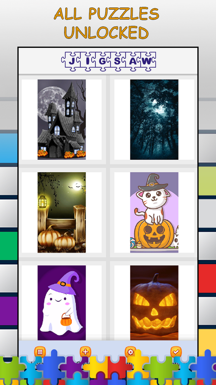 Halloween Picture Puzzle - No Ads Jigsaw Picture Puzzle! - Aplicativo ...