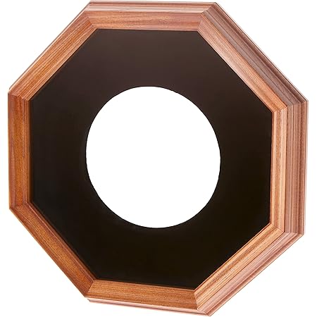 Amazon.com: Bard's Red Oak Finish Round Wall Mountable Plate Frame, 11. ...