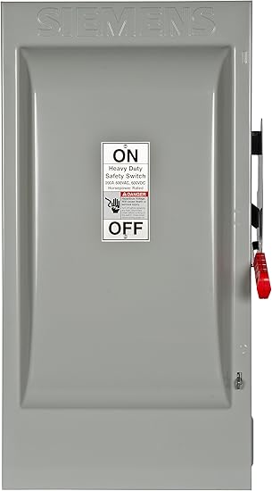 Siemens HF364 200-Amp, 3 Pole, 3 Wire, Fused Heavy Duty, Fused Heavy ...