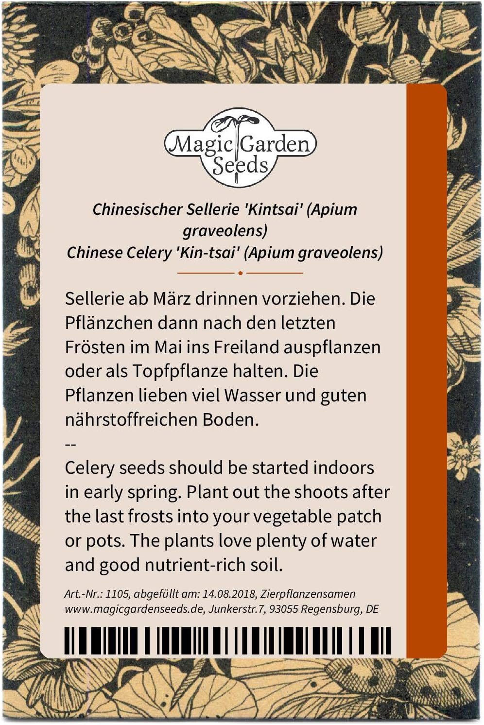 Sedano cinese 'Kintsai' (Apium graveolens) - circa 1000 semi : Amazon ...