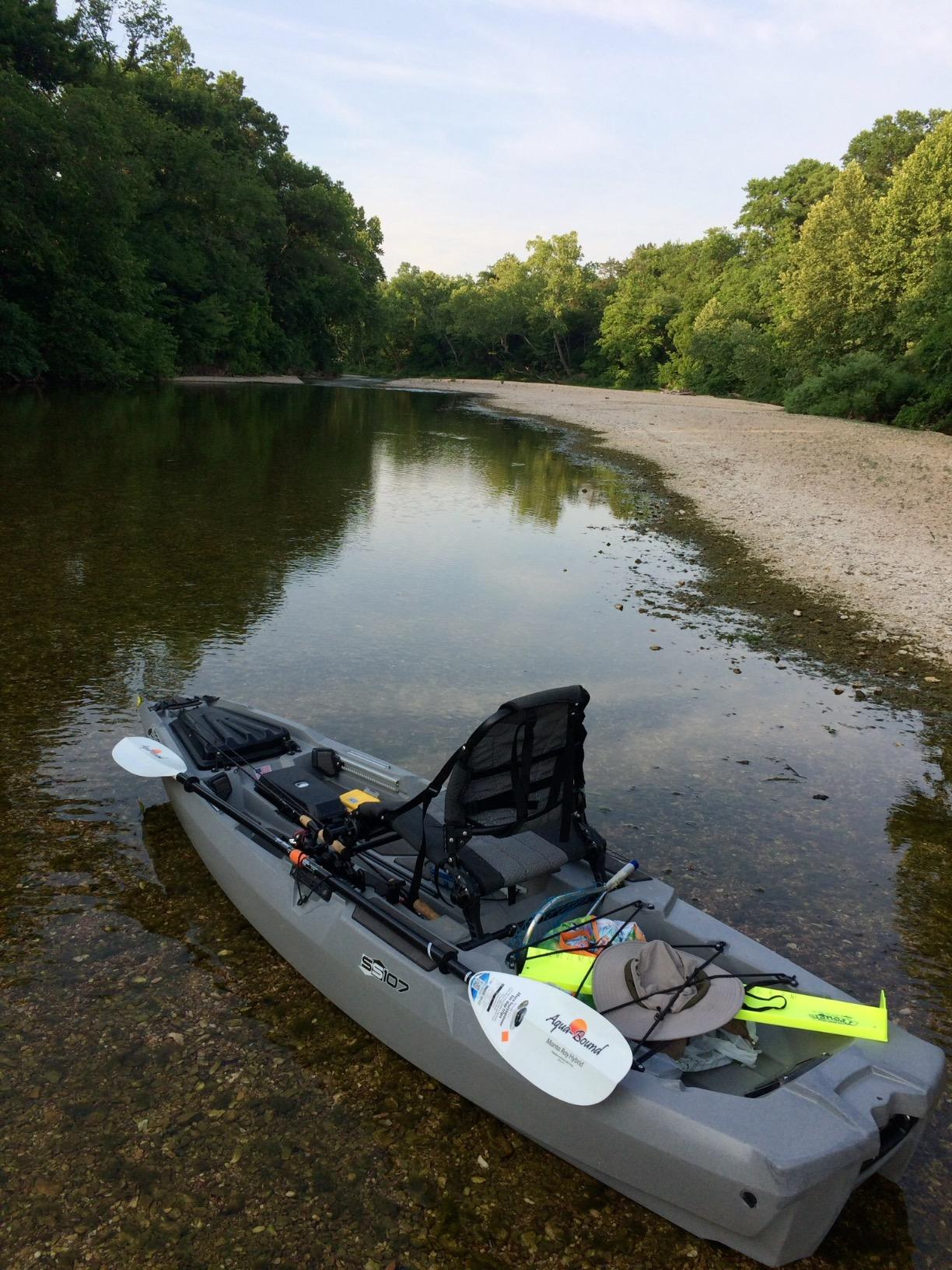 Amazon.com : Bonafide SS127 Ultimate Sit on Top Fishing Kayak With ...