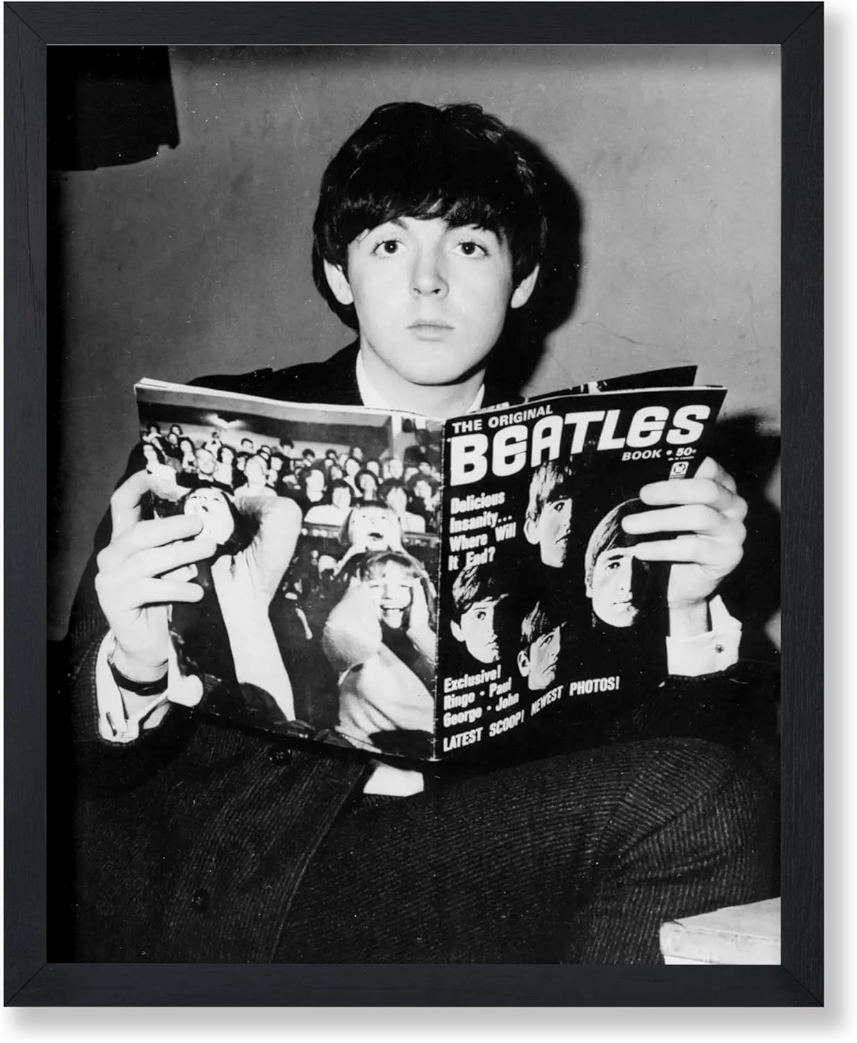 Amazon.com: Master Paul McCartney Poster - Reading Magazine Print ...