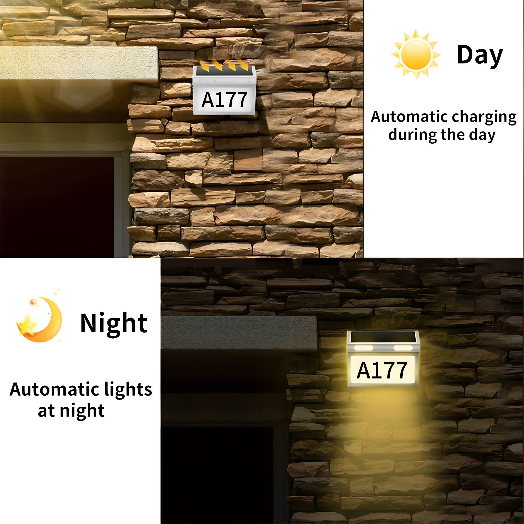 Snapklik.com : House Numbers For Outside, Solar House Number Solar ...