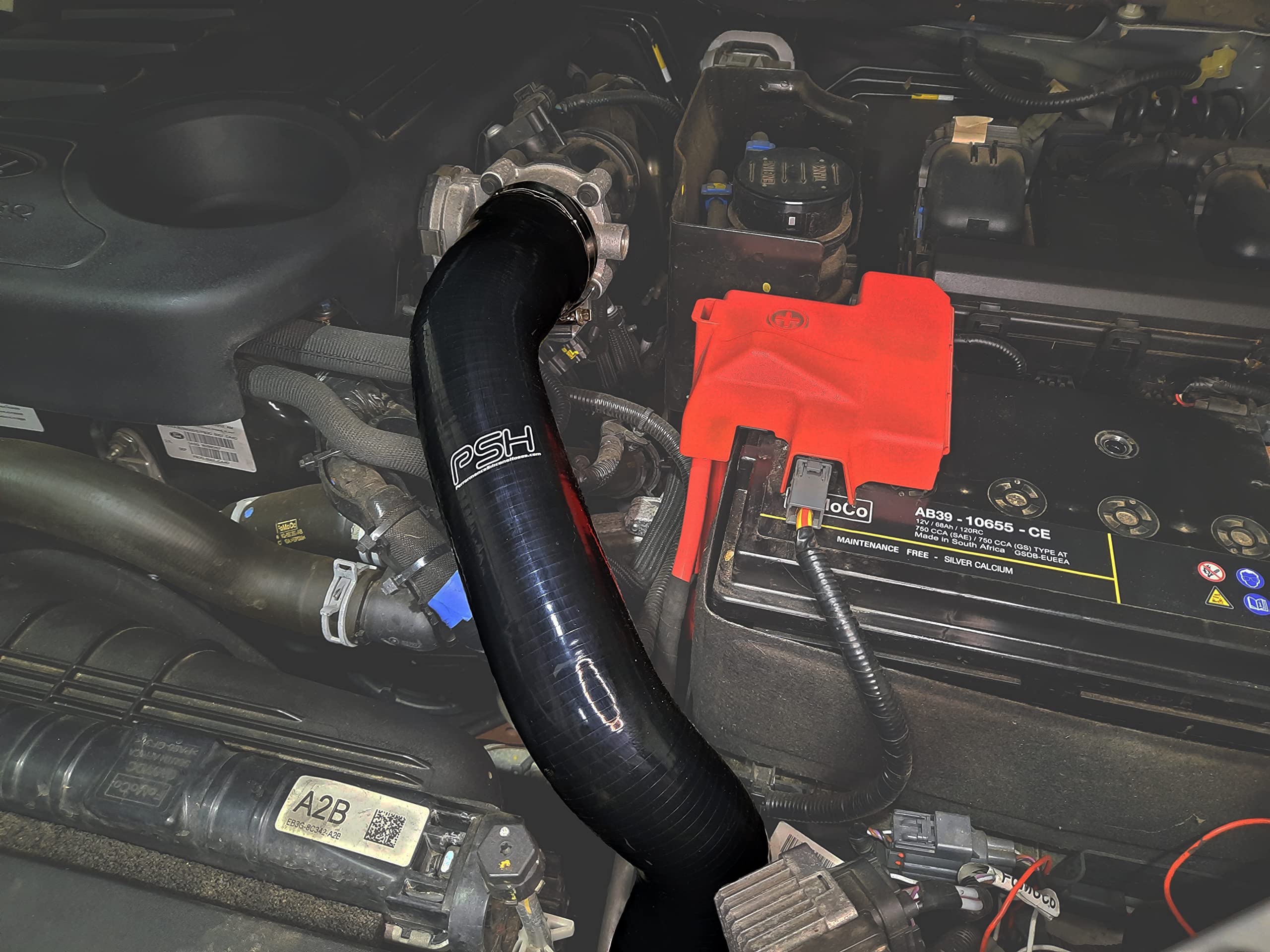 Silicone Boost Hose Intercooler to Throttle Body | Fits Ford Ranger 3.2 ...