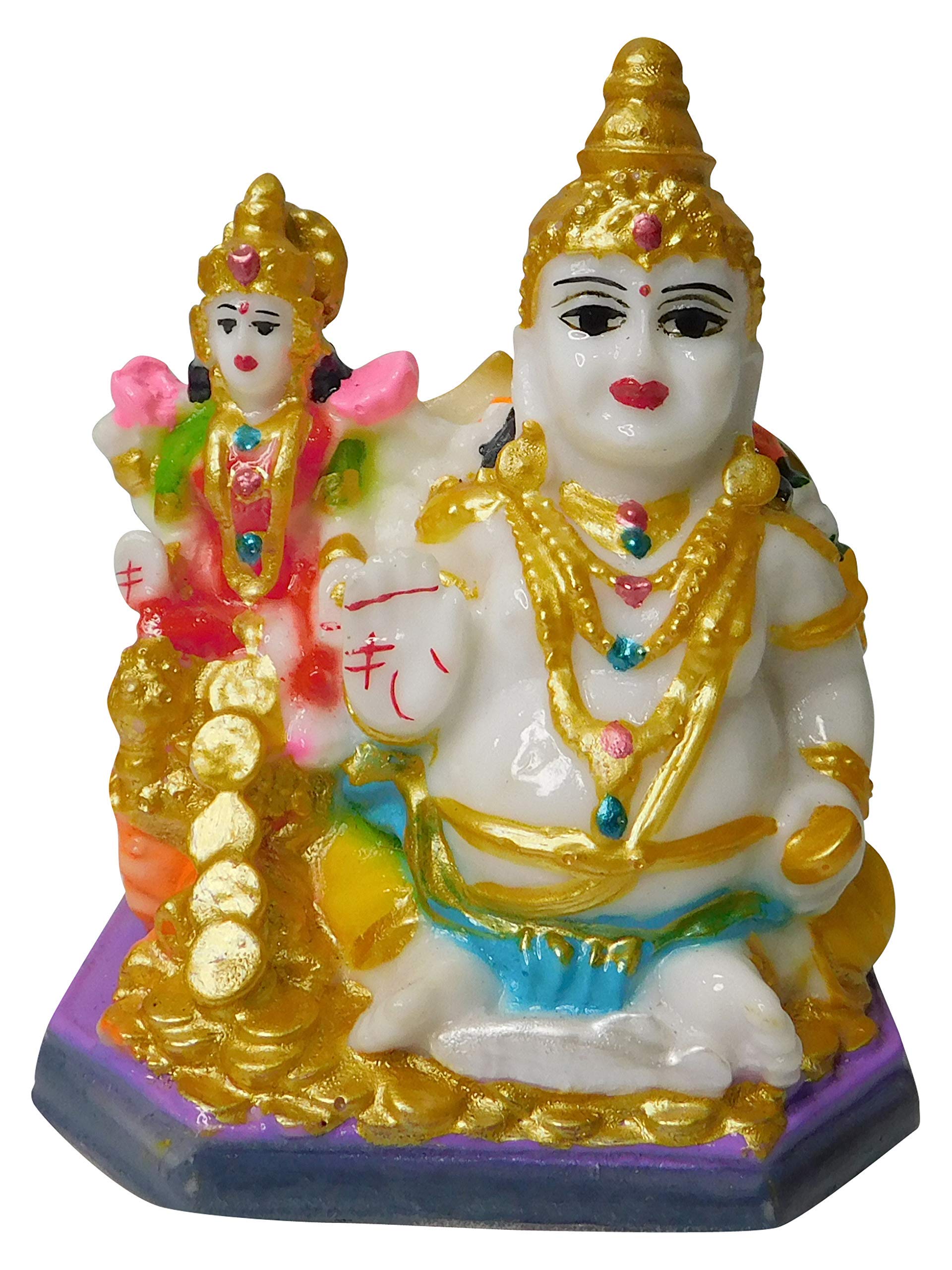 New Crafted Marble Kuber Ji Stting Base Home Temple Pooja | Desertcart ...