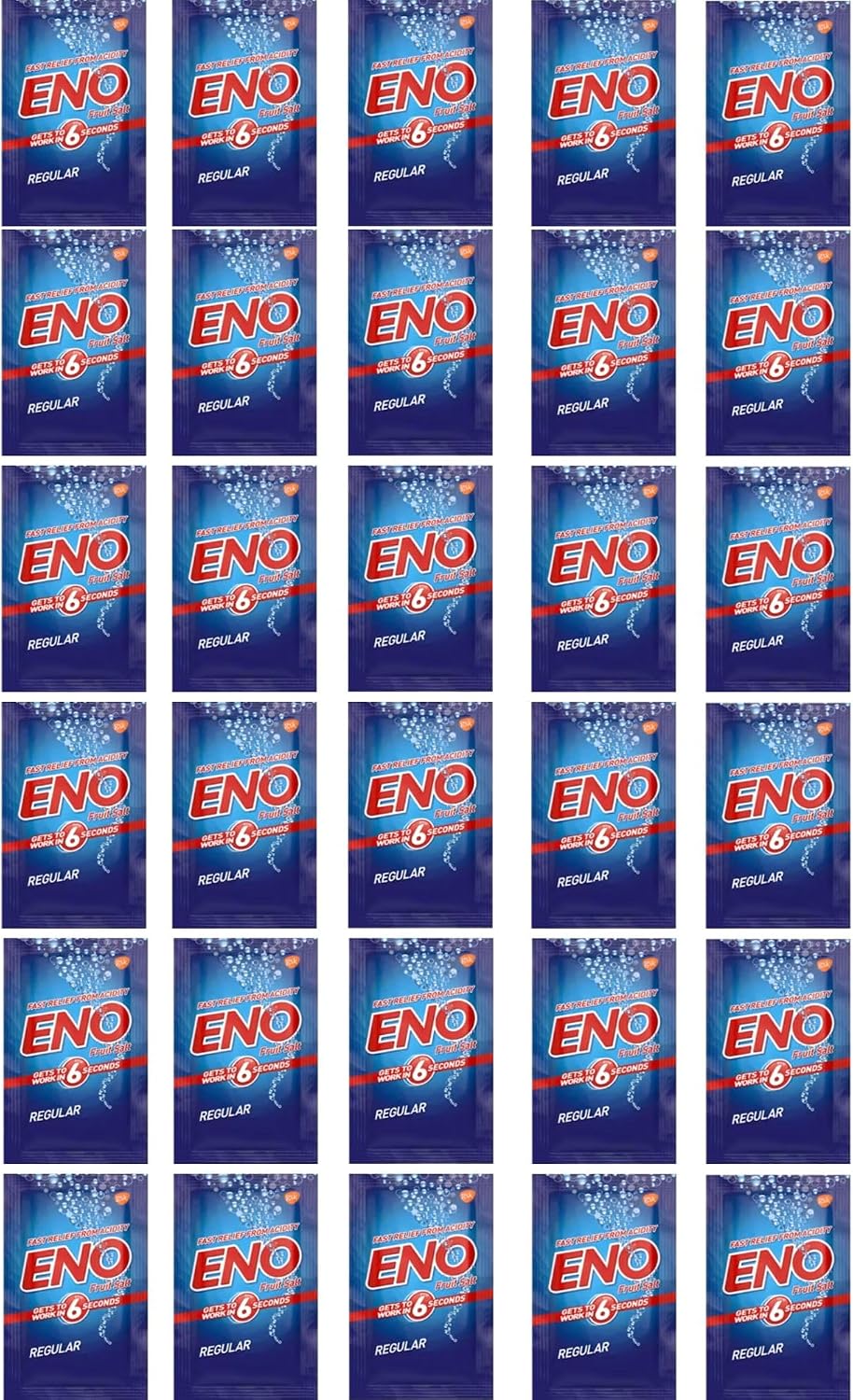 ENOFast Relief Fruit Salt Regular Flavour 30x Antacid Sachets | Relief ...