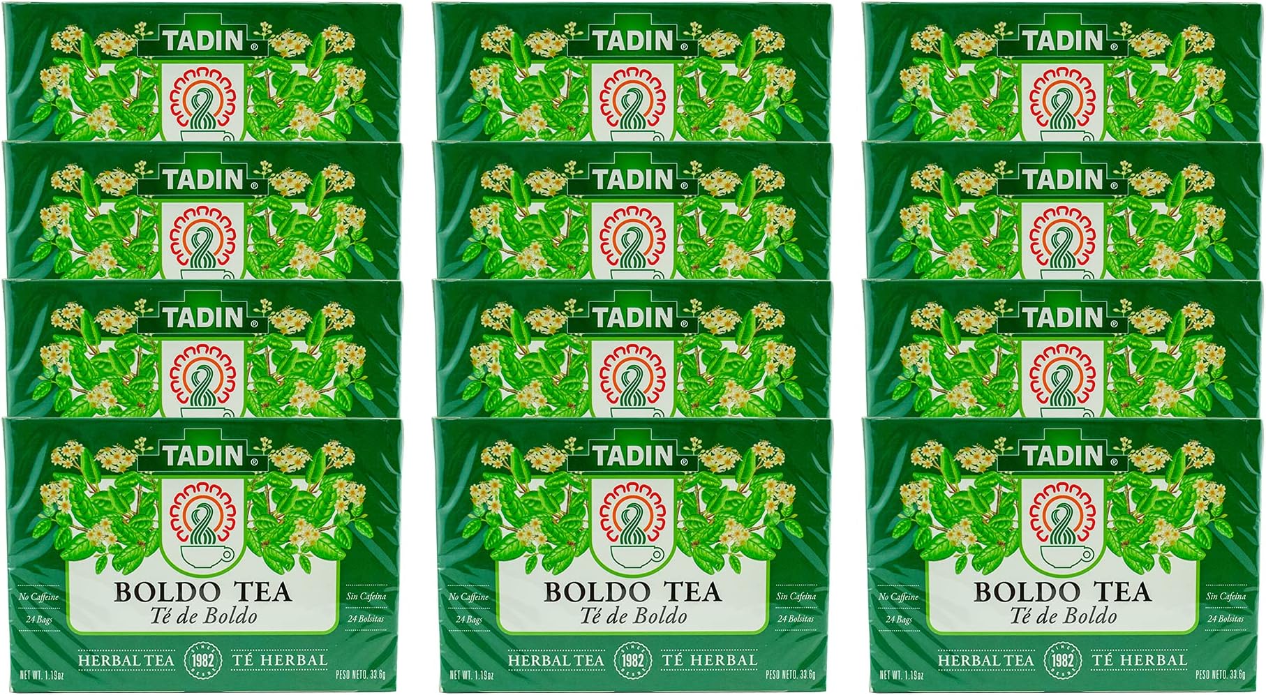 Amazon.com : Tadin Tea, Boldo (Bold) Tea, 24-Count Tea Bags (Pack of 12 ...