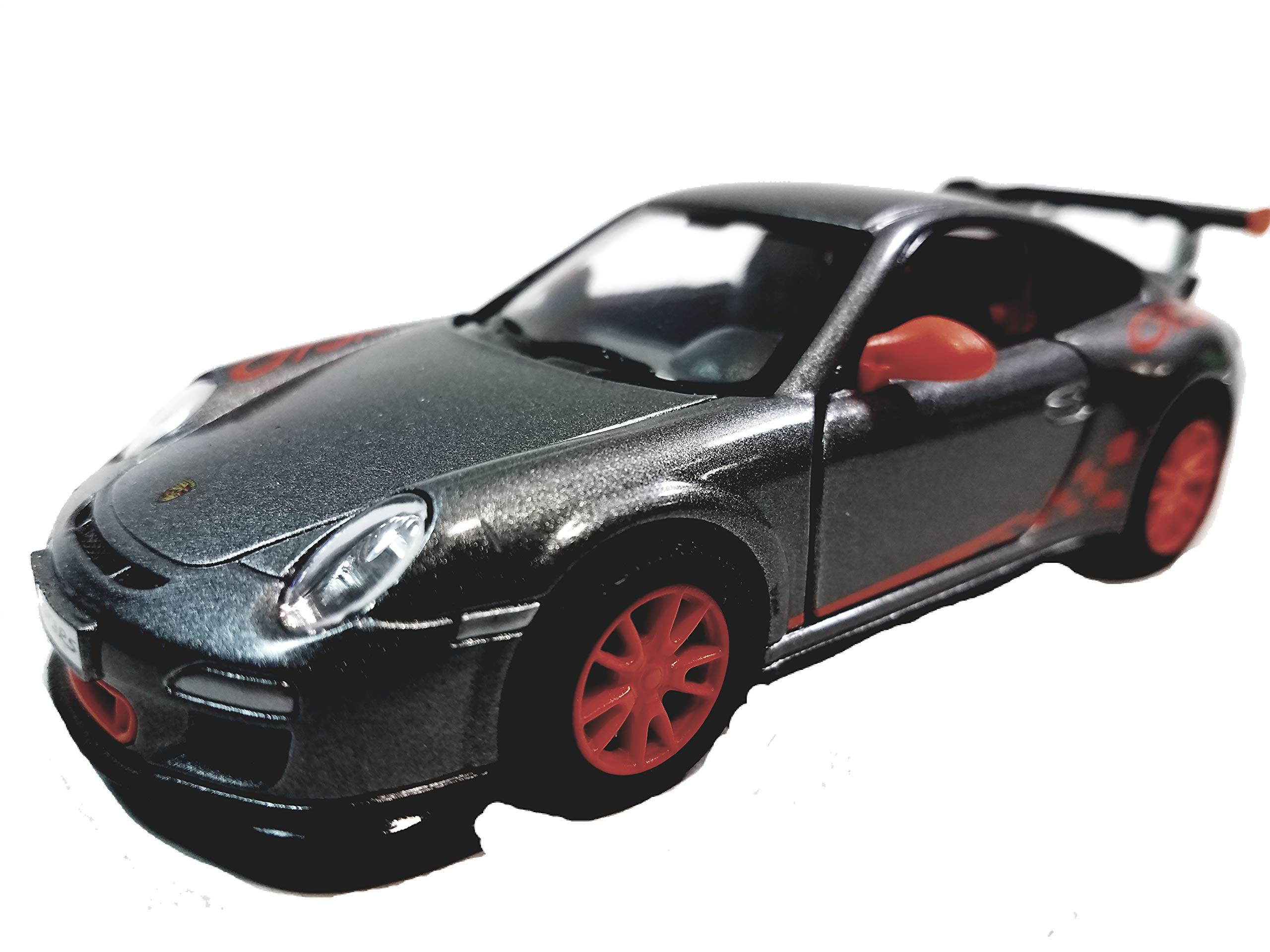Kinsmart Porsche 911 Gt3 Rs Hardtop Gun Metal Gray Model | Desertcart ...