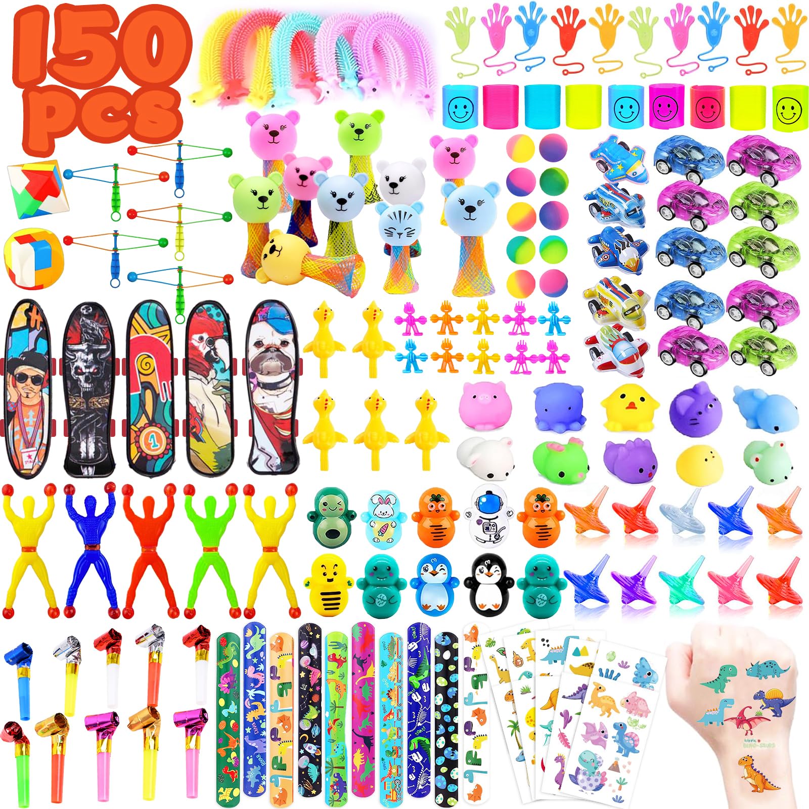 150 Pcs Party Bag Fillers for Kids, Assorted Kids Party Bag Toys, Kids ...