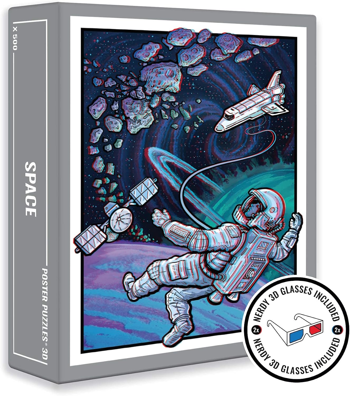 Space – Exciting 3D Space Jigsaw Puzzle for Grown ups (500 pieces ...