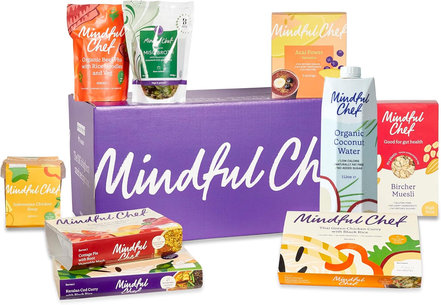 Mindful Chef 3-day Healthy Meal Plan, 9 items, 400g x 3 frozen ready ...