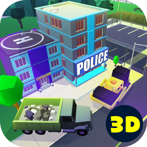 Police Station Block Building: Pixel Cops and Robbers | Heavy Machines ...