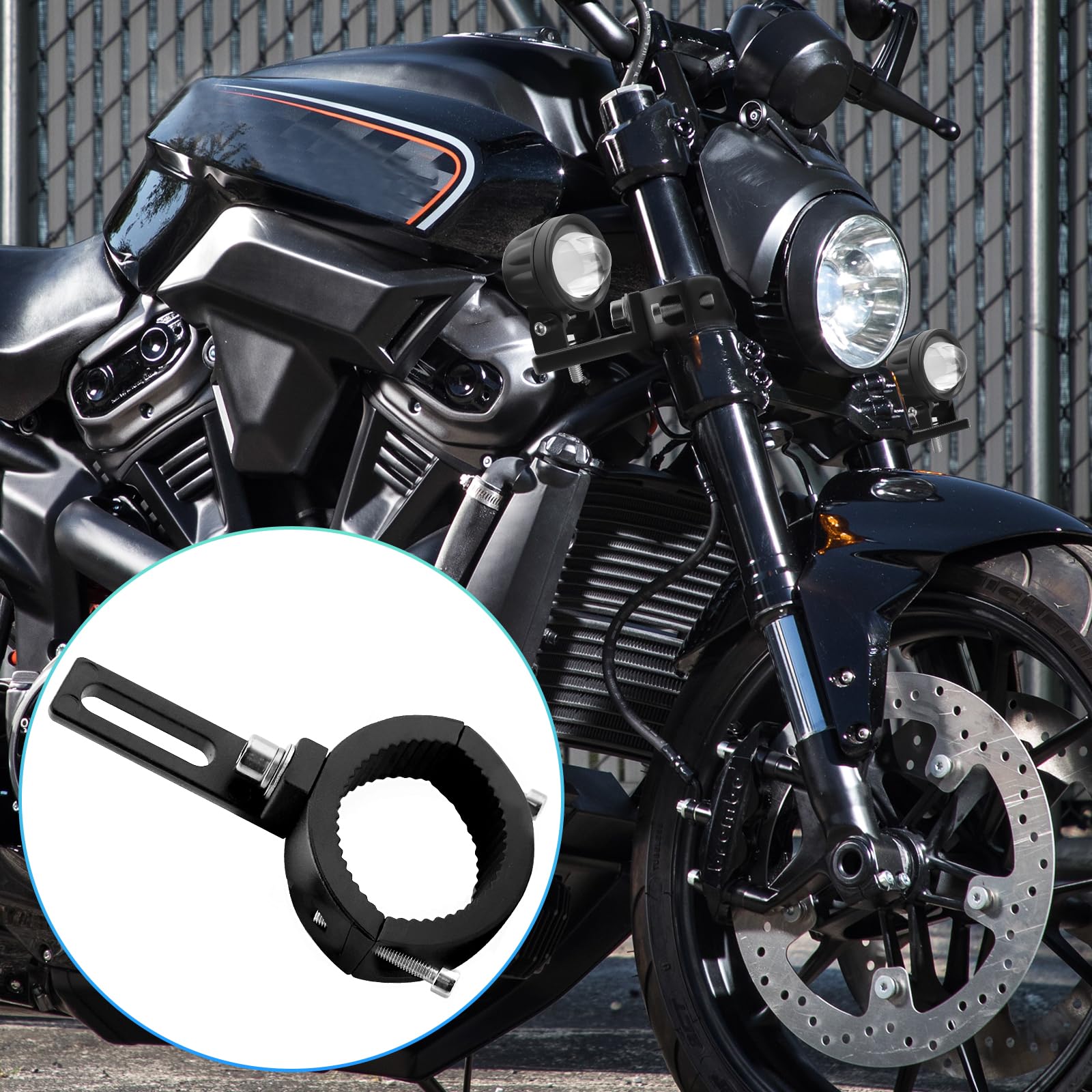 Light Bar Brackets For Motorcycle LED Light Bar Motorbike Headlight