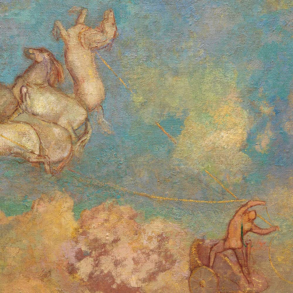 Pinturas Al óleo De Odilon Redon Sobre El Carro De Apolo