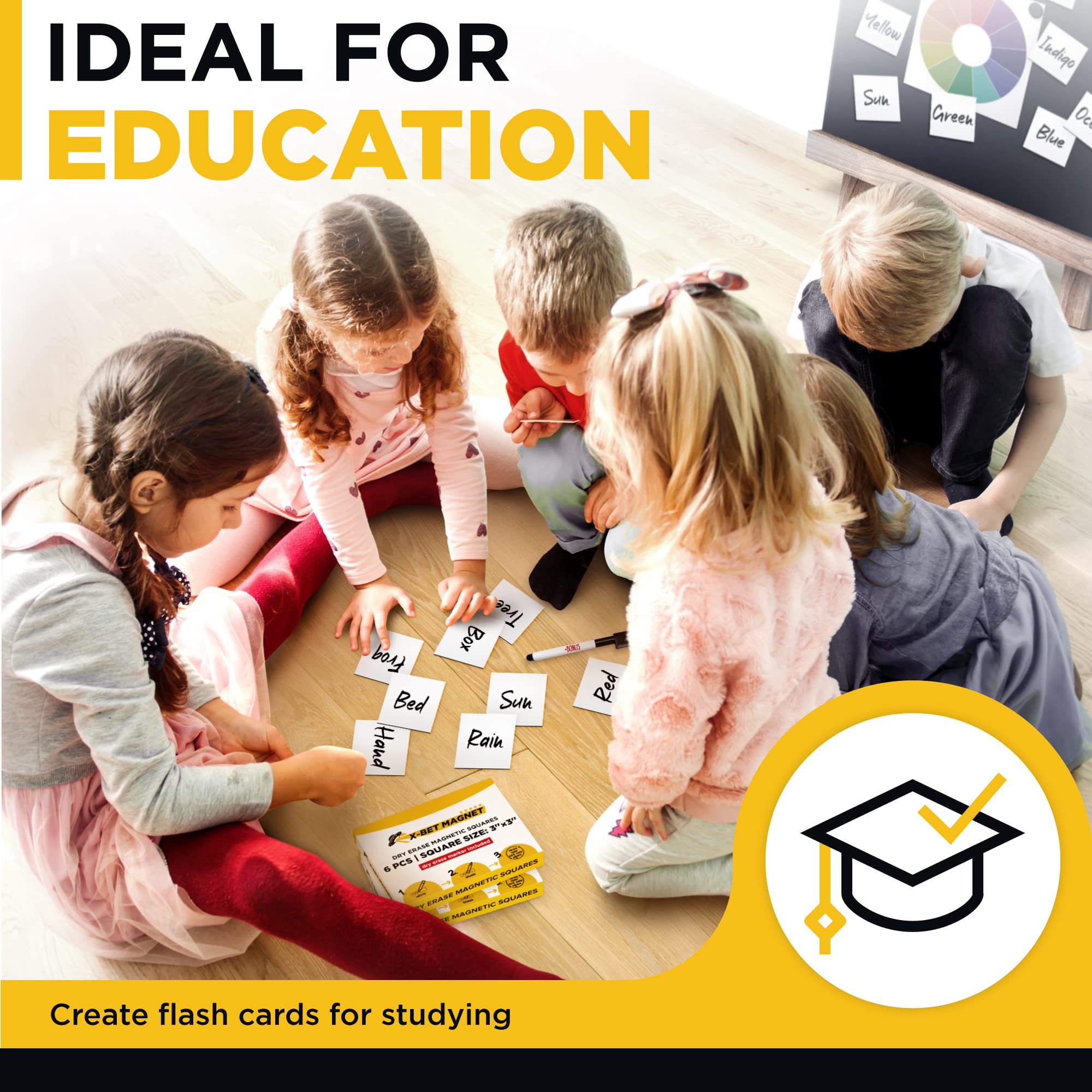 Snapklik.com : Dry Erase Magnetic Labels - Reusable Sticky Notes ...
