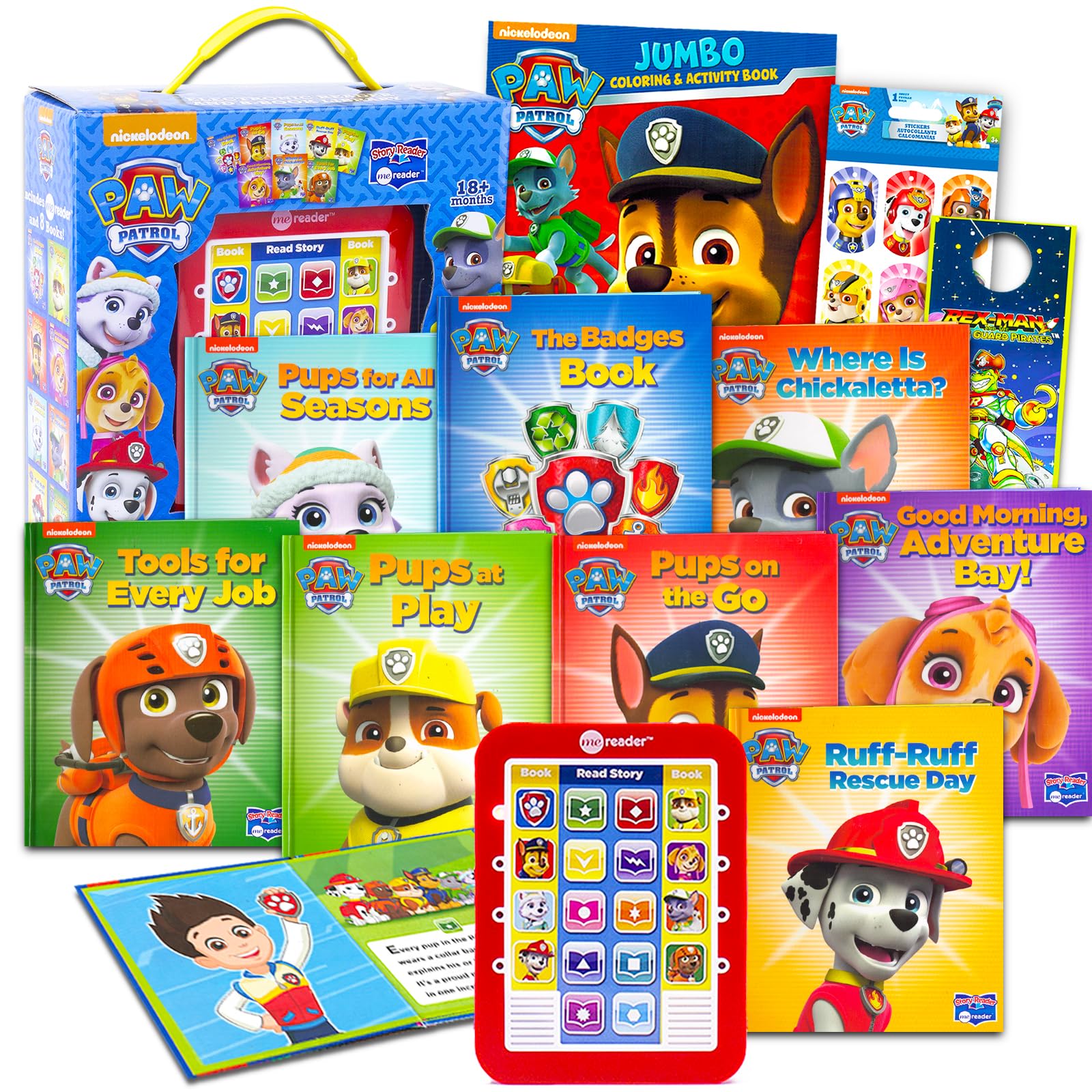 Buy Paw Patrol Read Along Books for Kids - Bundle with 8 Read Aloud ...