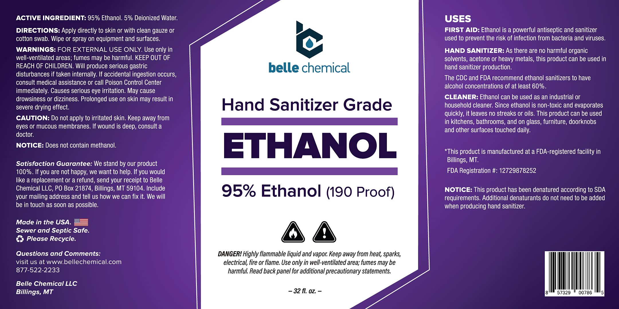 Snapklik.com : Medical Grade Ethanol - 95% Ethyl Alcohol - For Hand ...