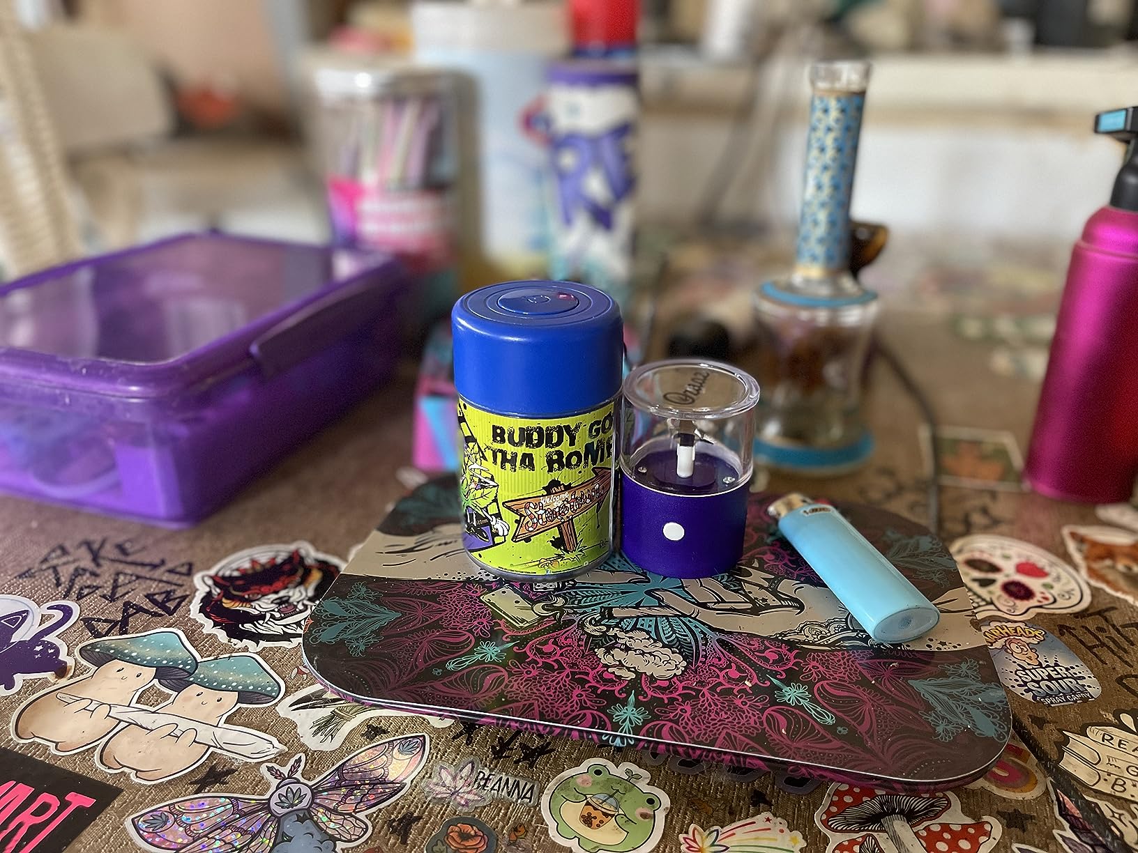 Amazon.com: OZUAZ Lid Electric Metal Cookies Grinder with USB ...