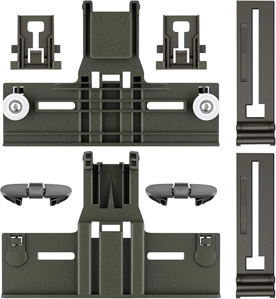 Amazon.com: Upgraded W10350375 Dishwasher Top Rack Adjuster & W10195840 ...