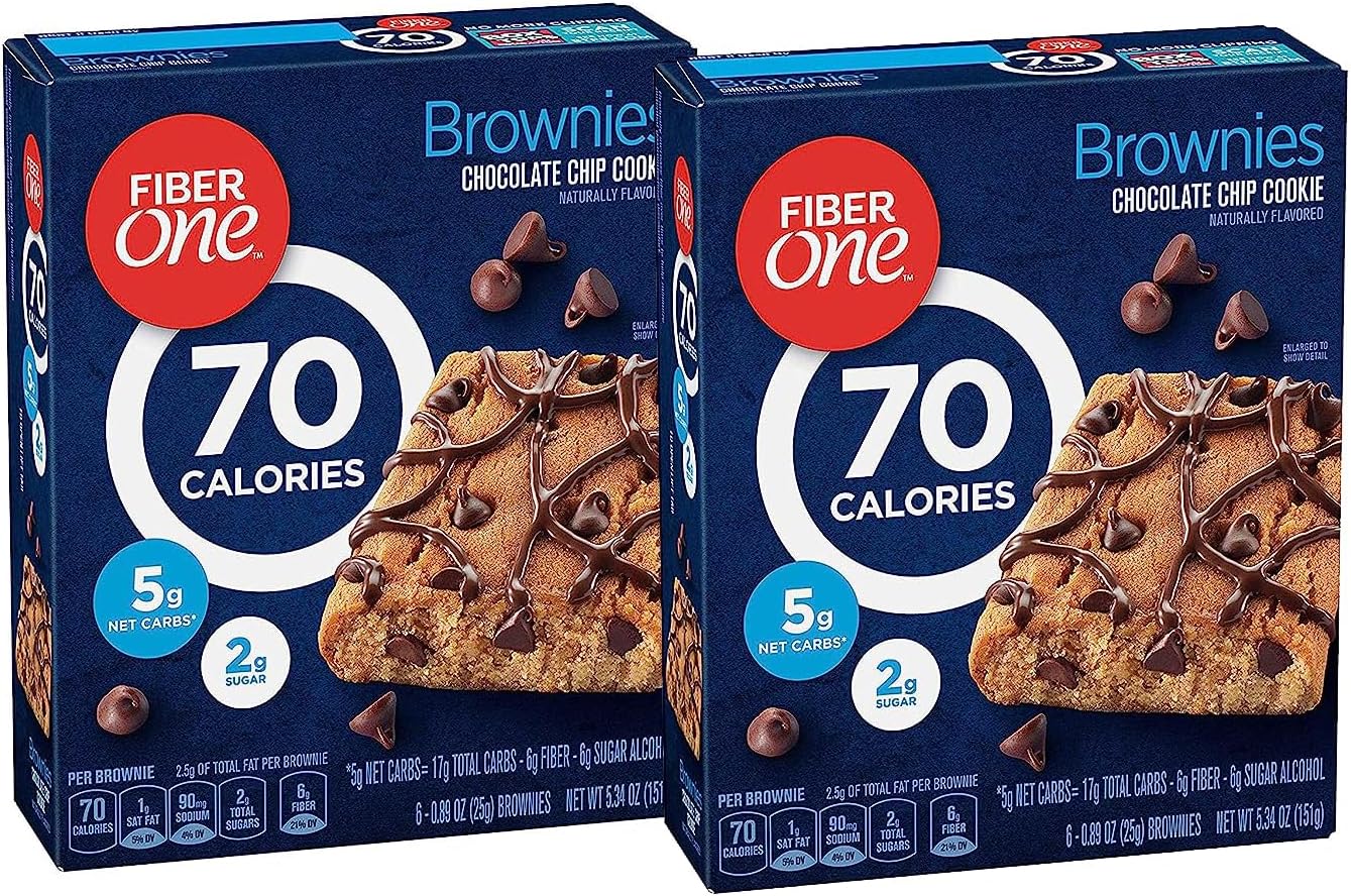 Amazon.com: Fiber One Brownies, 70 Calorie Bar, Chocolate Fudge Brownie ...