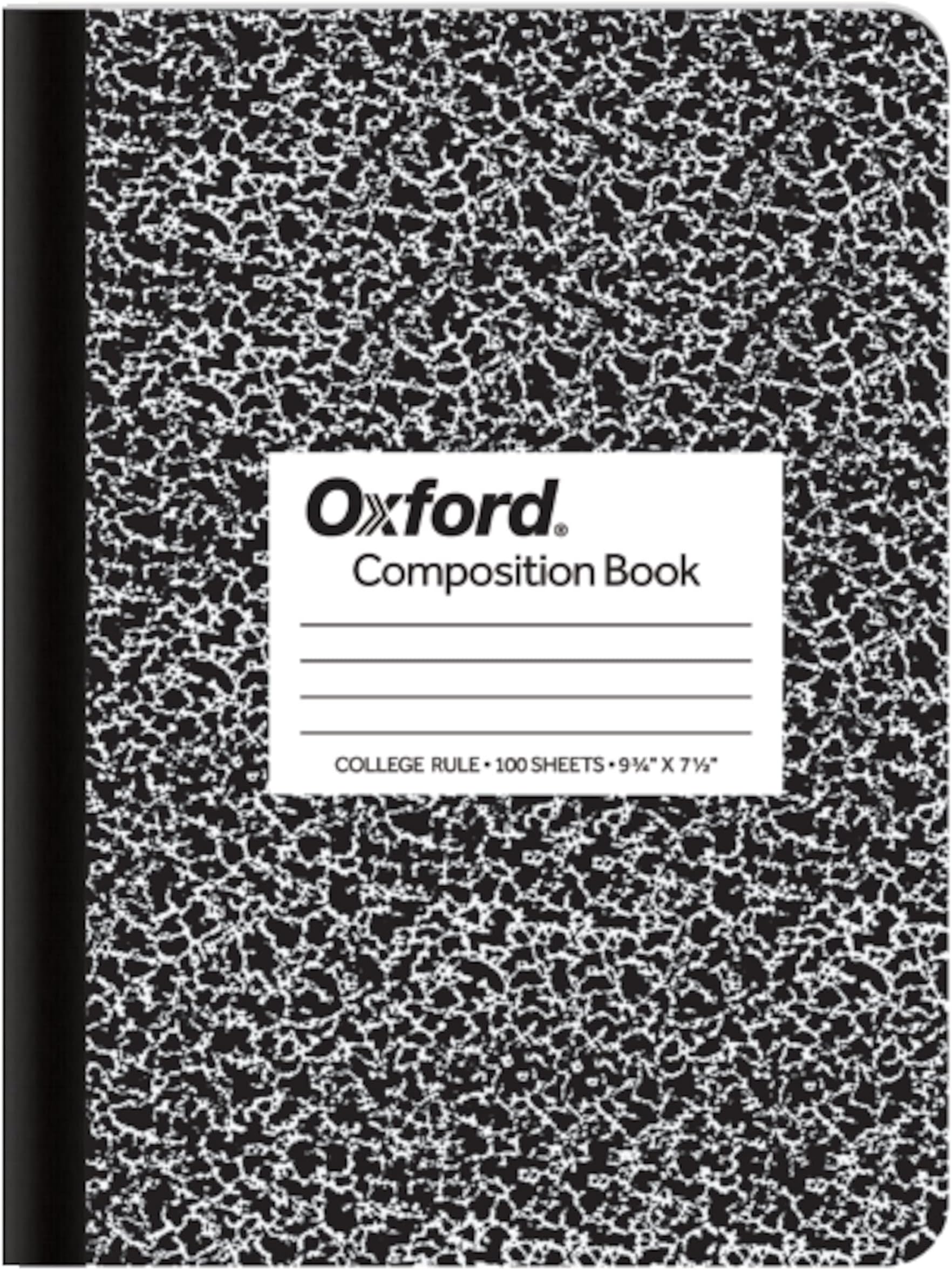 Amazon.com: Oxford Composition Notebook, College Ruled Paper, 9-3/4" x ...
