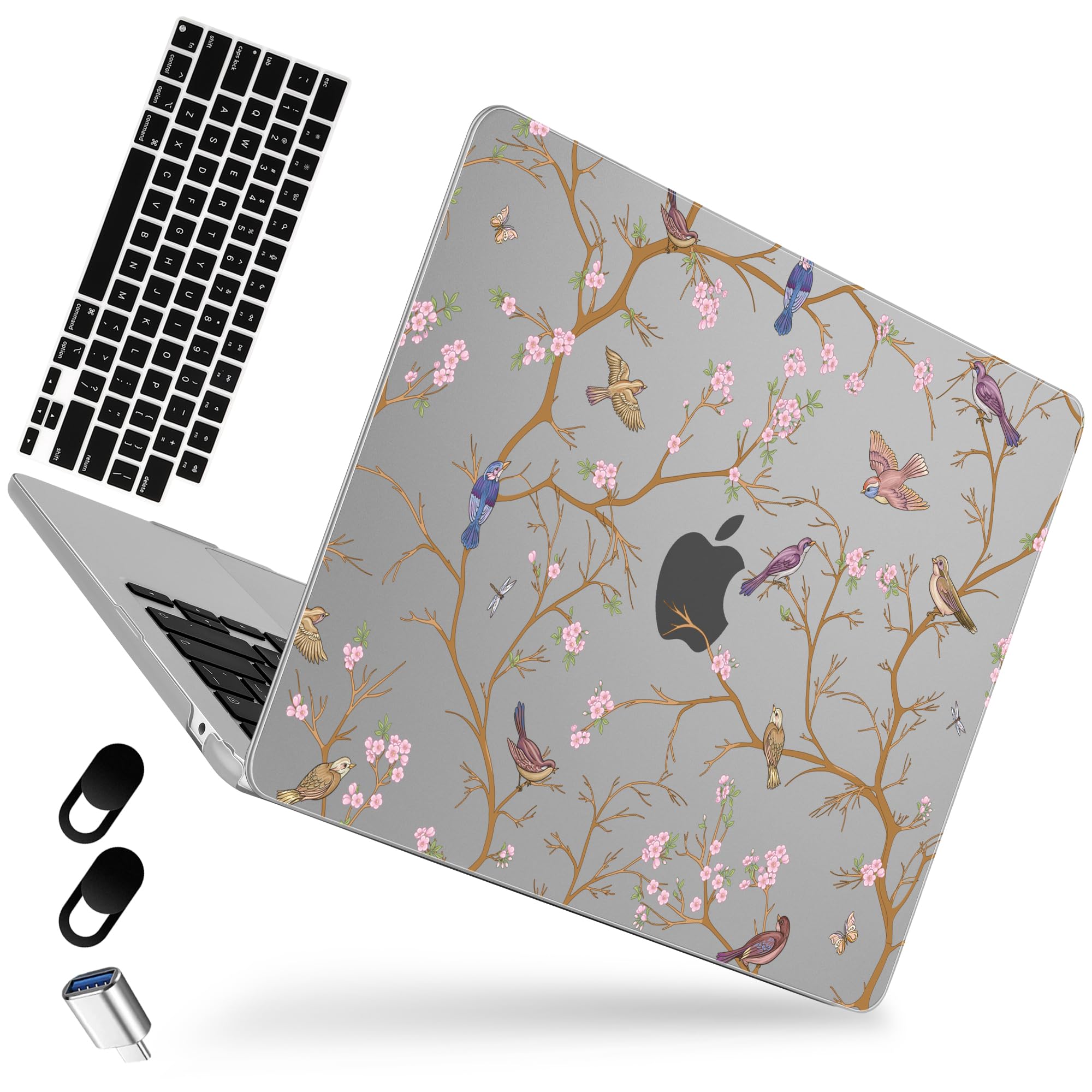 Snapklik.com : For M3 MacBook Air 15 Inch Case 2024 2023, Matte Cover ...