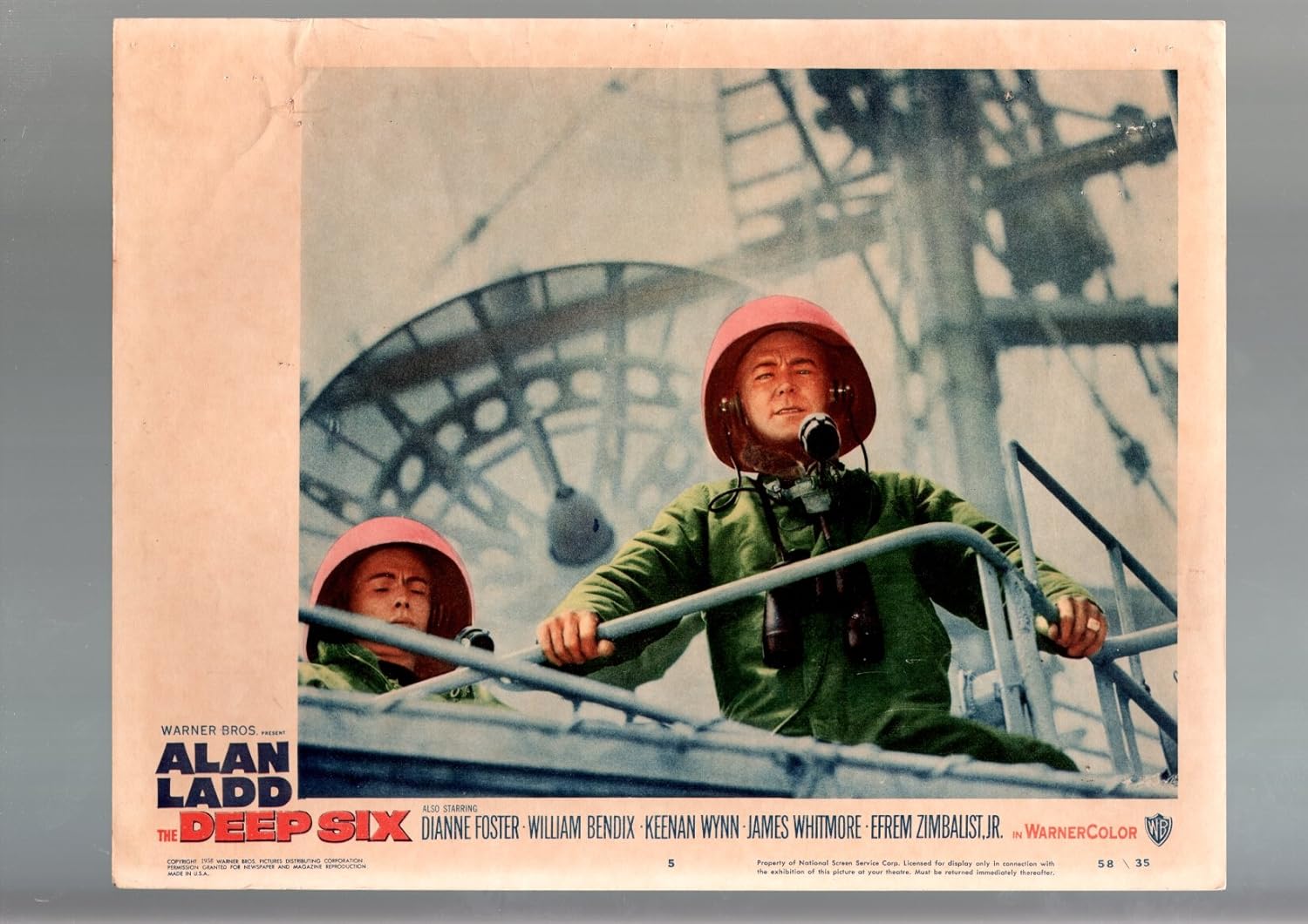 Amazon.com: MOVIE POSTER: THE DEEP SIX-LOBBY CARD-1958-ALAN LADD-WAR ...