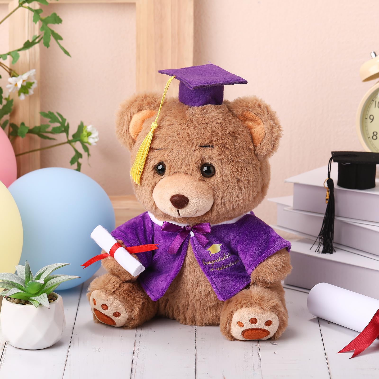 Snapklik.com : Deekin 10 Inch Graduation Bears Stuffed Animal Class Of ...
