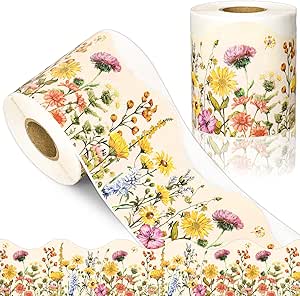 Amazon.com: JarThenaAMCS Yellow Flower Bulletin Board Borders Back to ...