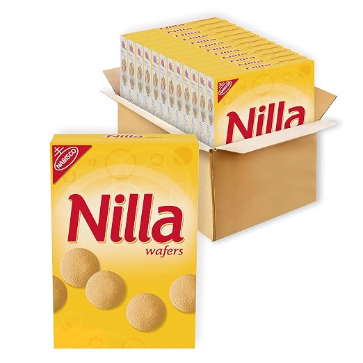 Amazon.com: Nilla Wafers Cookies, Vanilla Wafers, 12 - 11 oz boxes ...