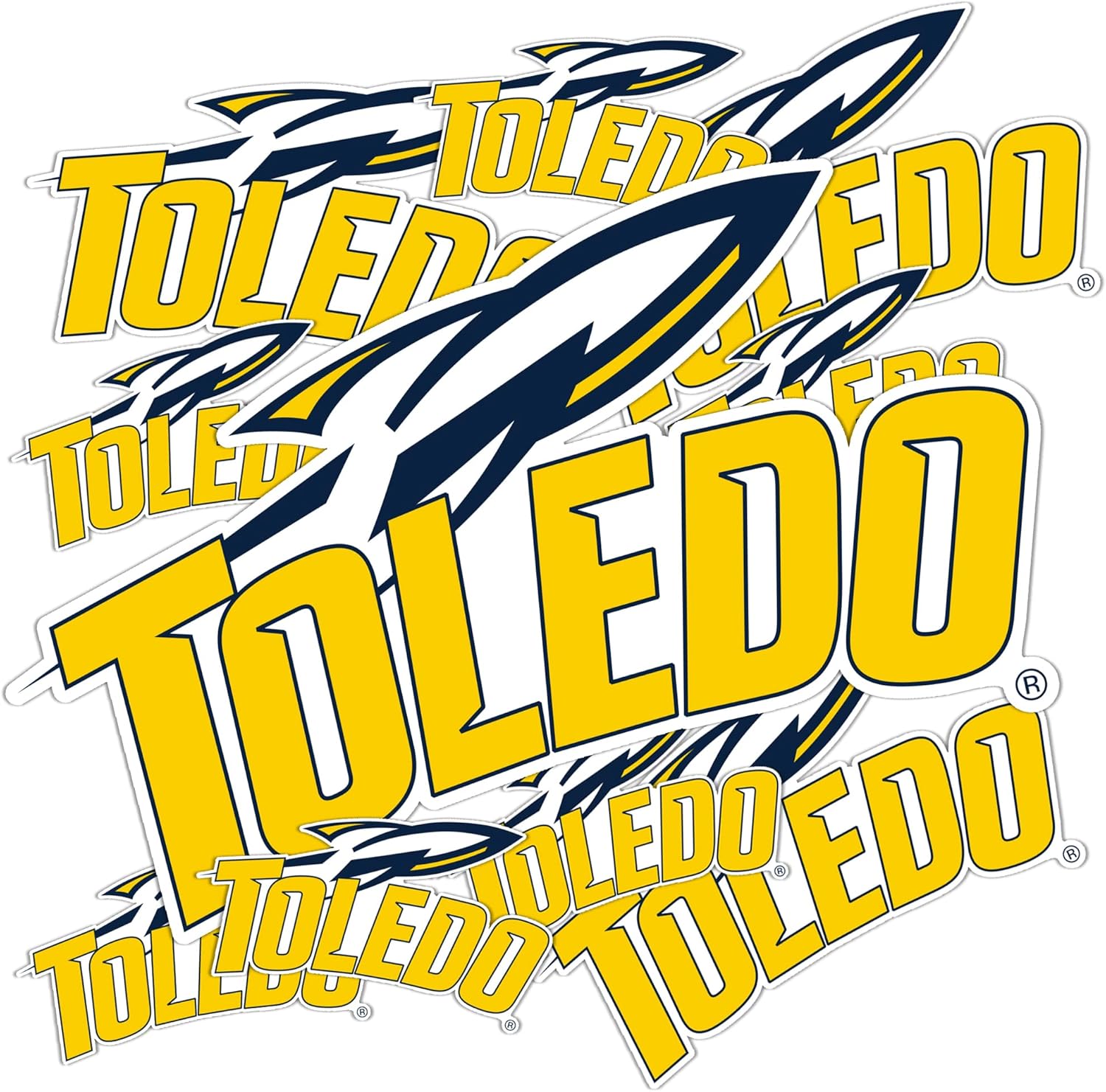Amazon.com: Desert Cactus University of Toledo Sticker UT Rockets ...