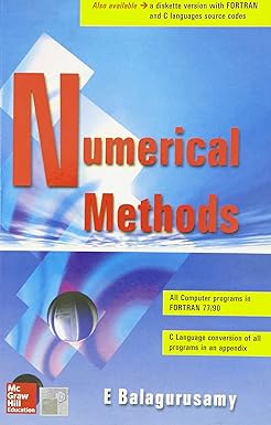 Numerical Methods : Balagurusamy, E: Amazon.in: Books