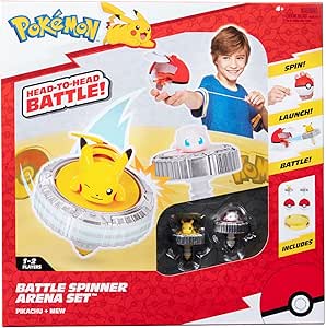 Pokémon Battle Spinner Arena Set - Twee Battle Spinners met twee Poké ...