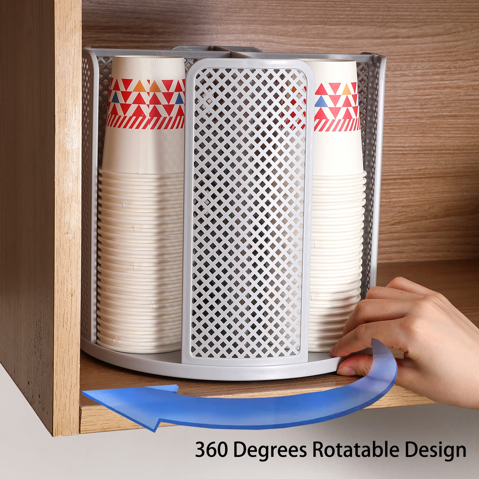 Snapklik.com : Heagoale Paper Cup And Lid Holder Plastic Cup Storage ...