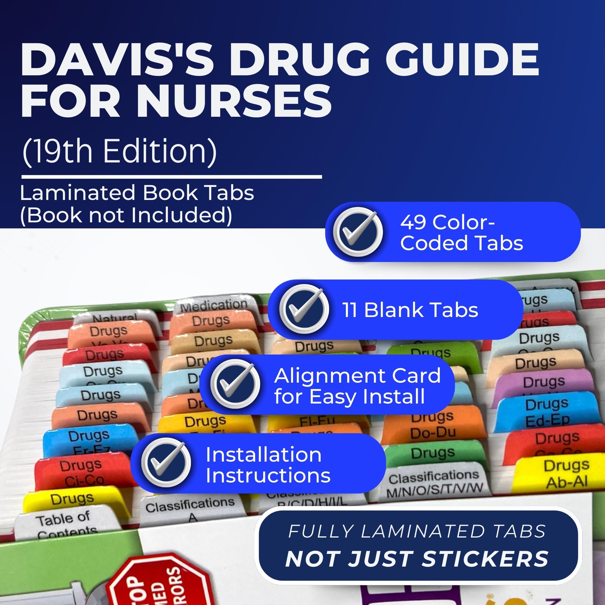 Snapklik.com : Book Tabs For Daviss Drug Guide For Nurses 19th Edition ...