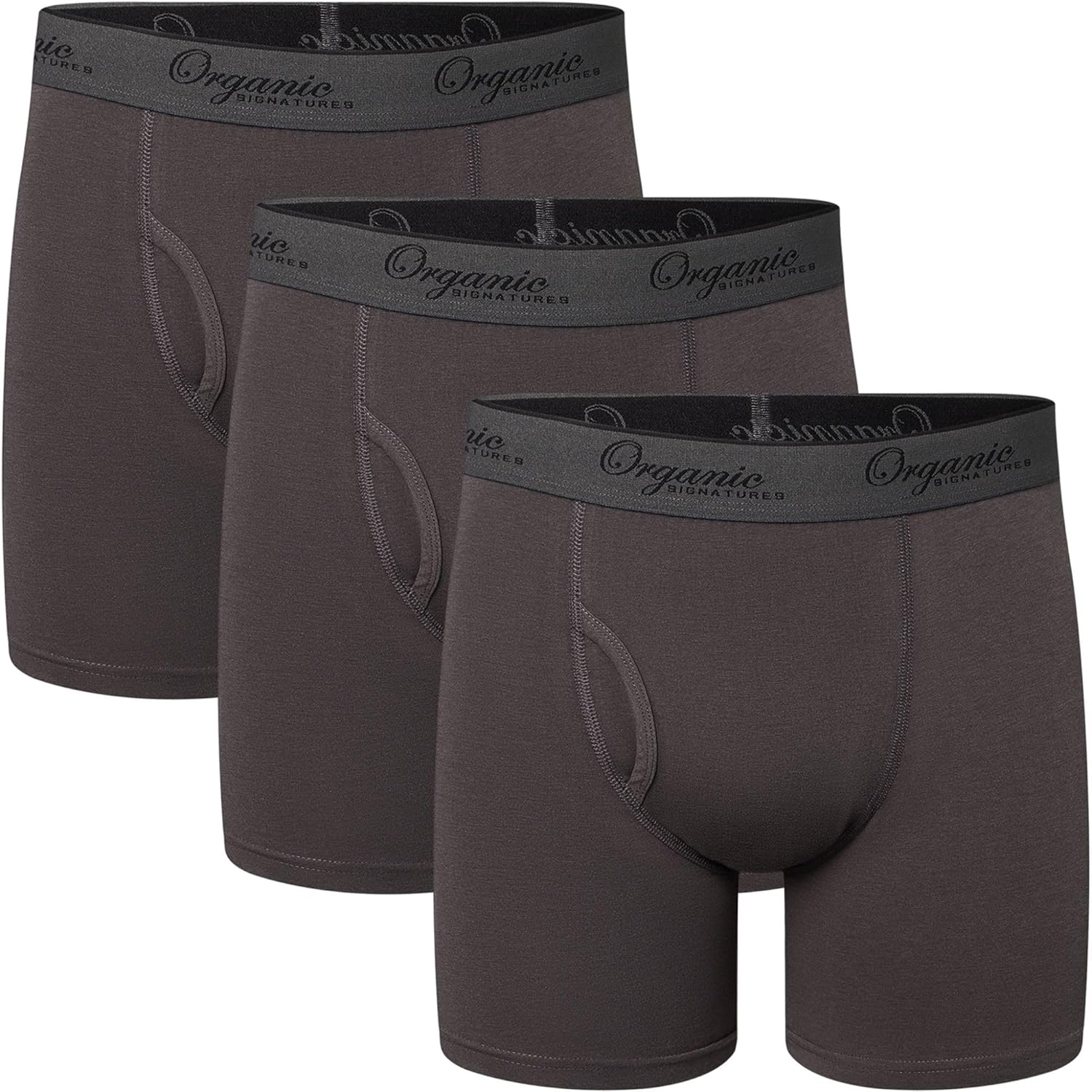 Organic Signatures Mens Underwear Boxer Briefs Cool Soft Stretchy ...