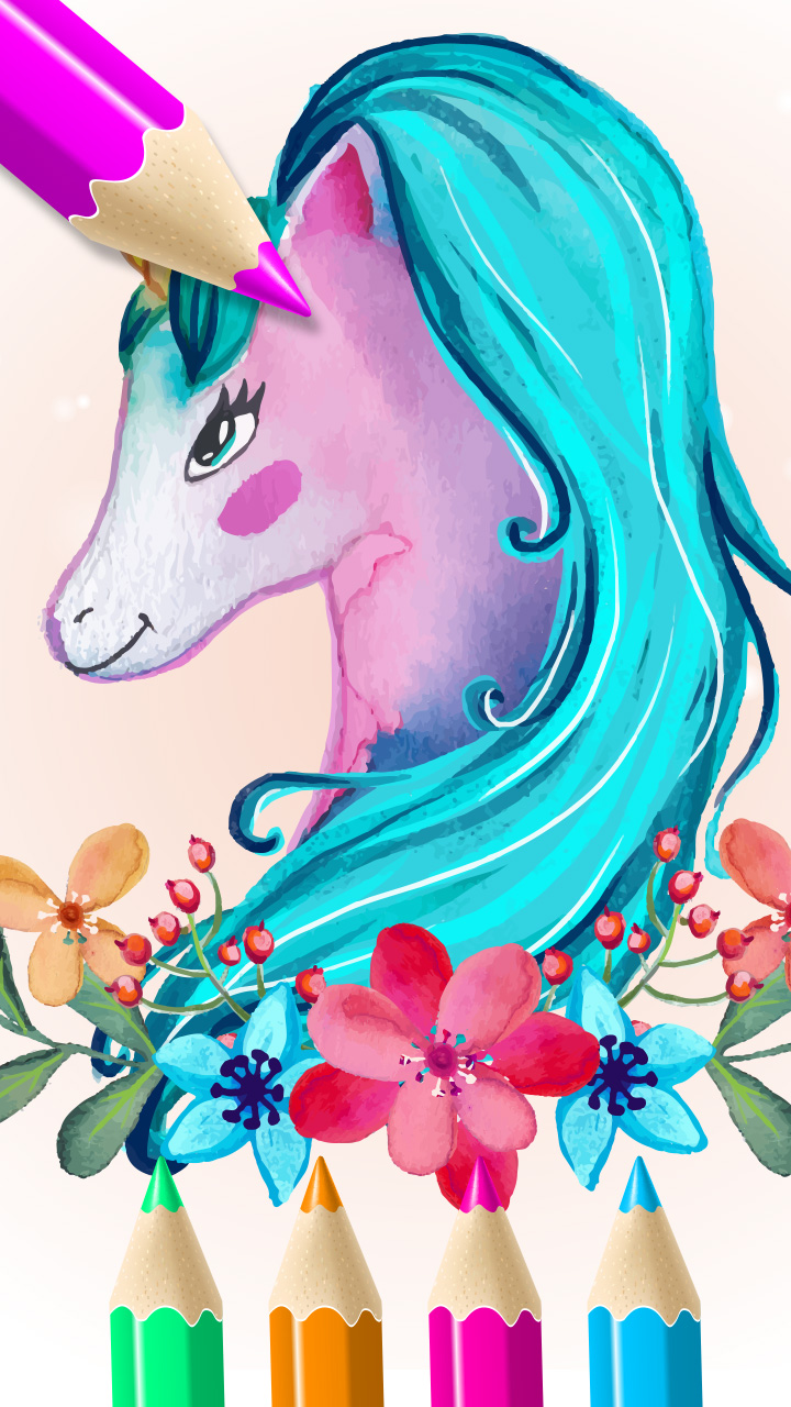 Rainbow Unicorn Coloring Book - App on Amazon Appstore