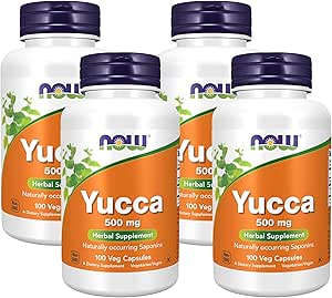 Amazon.com: NOW Supplements, Yucca (Yucca spp.) 500 mg, 4:1 Concentrate ...